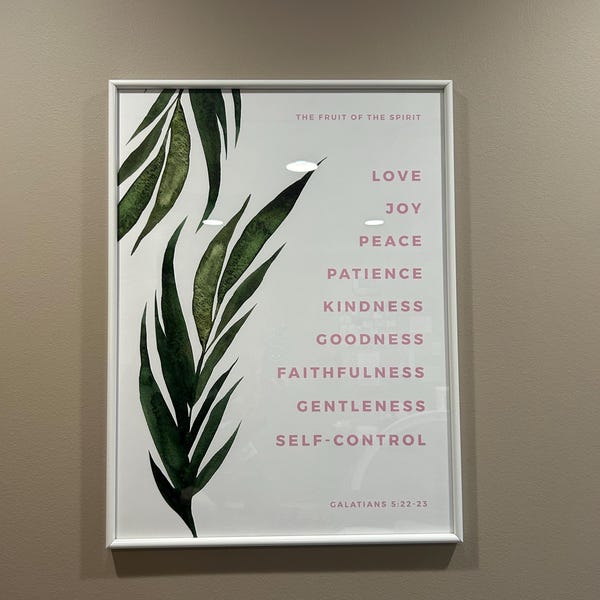 Bible Page Poster - Sermon on the Mount, Matthew 5, 6, 7 (KJV ...