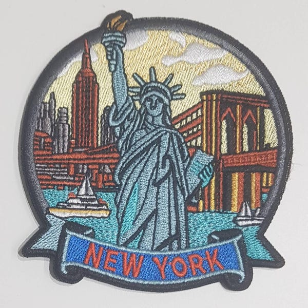 Tokyo Patch – Tokyo Tower & Godzilla – Embroidered Souvenir – Iron-on ...
