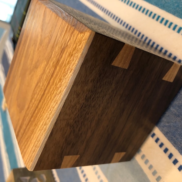 Modern Style Lift-top Box. Handmade Box. Artisan Box. 9.25″ X 6″ X 5 ...