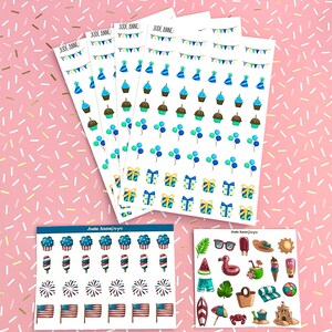 NEW Holiday Planner Stickers, Cute Holiday Icon, Calendar, U.S ...