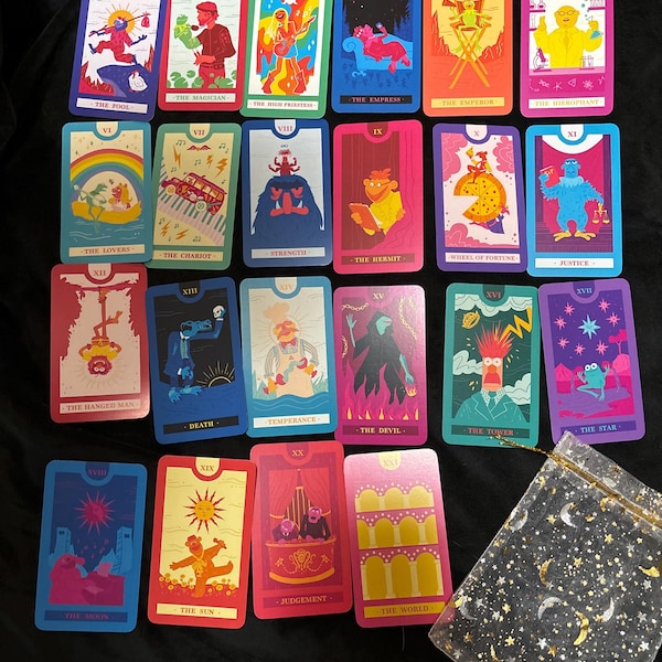 Empress Piggy Muppets Inspired Tarot Card Illustration Print - Etsy