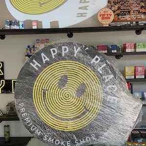 LED Blank Double Sided, Outdoor Projection, Light Box Round Advertising ...