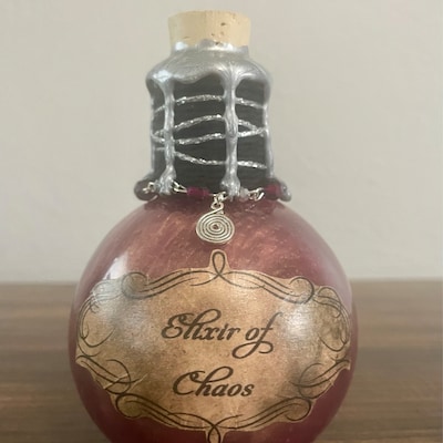 Powdered Moonstone & Sunstone Magical Apothecary Potion Bottle Witch ...