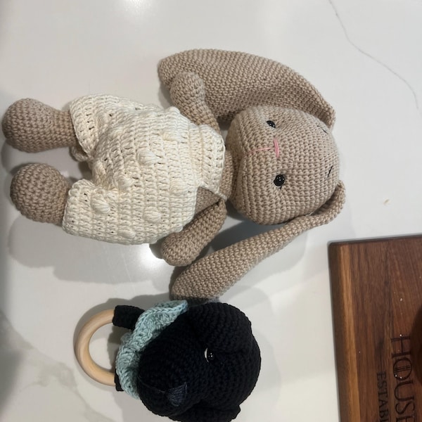 Crochet Dog Plushie, Cute Labrador Toy, Labrador Retriever Toy, Baby ...