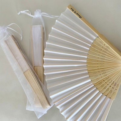 Hand Fan Wedding Hand Fans Personalizedhand Fan Foldinghand - Etsy