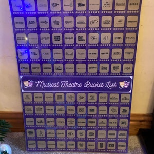 Musical Theatre Scratch off Poster Gift for Musical Theatre Fans ...