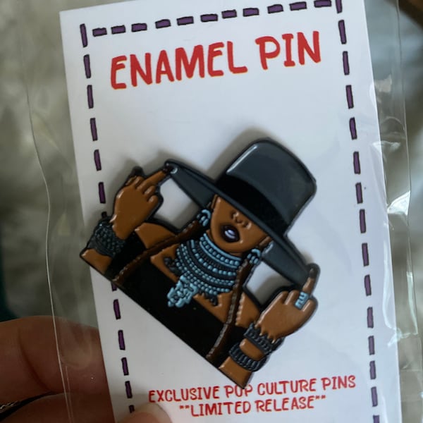 Middle Fingers up Enamel Pin, Cute Jewelry Pin, Cute Lapel Pins, Music ...