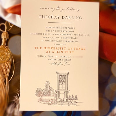 Virginia Graduation Announcements, Invitation, Invite, Univ, Grad ...