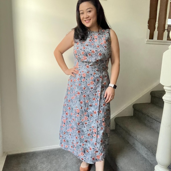 Lea Wide Leg & Tapered Pleated Pants PDF Sewing Pattern for Instant ...