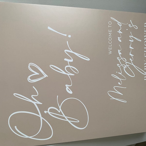 Neutral Welcome Sign Printable, Baby Shower Welcome Sign, Gender ...