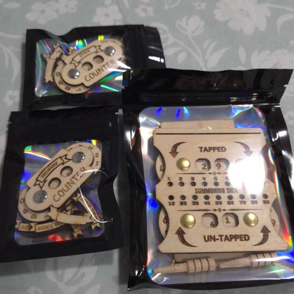 Dual 0-99 MTG Elf Token Counter/wood Proxy Counts Tapped & Untapped - Etsy