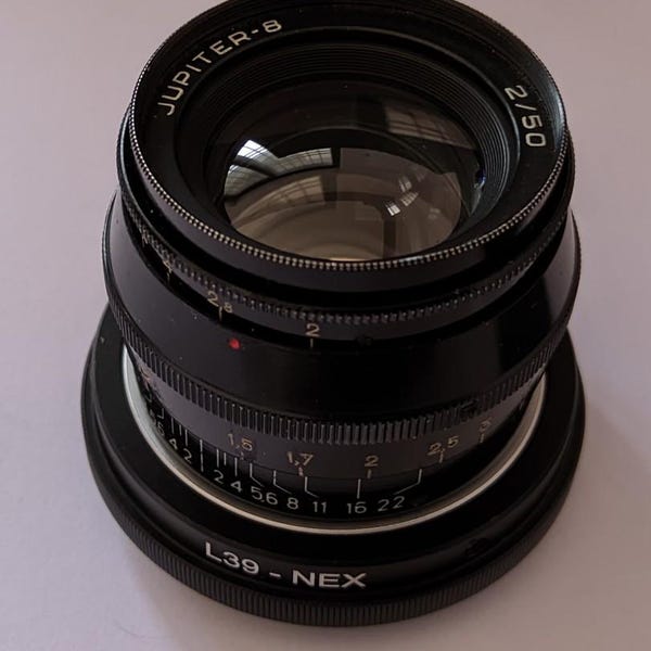 Helios 44-3 Lens Modified for Trioplan Style Bokeh Cameras Adapter of ...