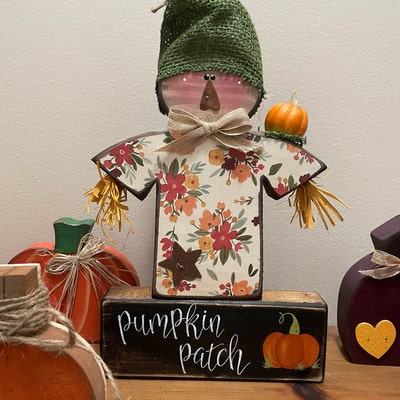 Hello Fall Porch Board Sign/hand Painted Sign/porch Decor/fall - Etsy