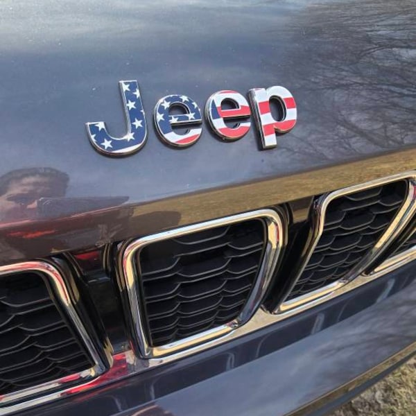 Holographic Crystal Jeep Emblem Sticker Decal, Wrangler JK, TJ, JL ...