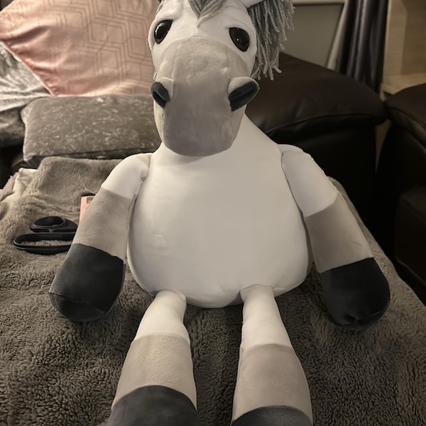 Plush Horse Doll Sewing Pattern – Rustic Horseshoe's Original Nutty Nag ...