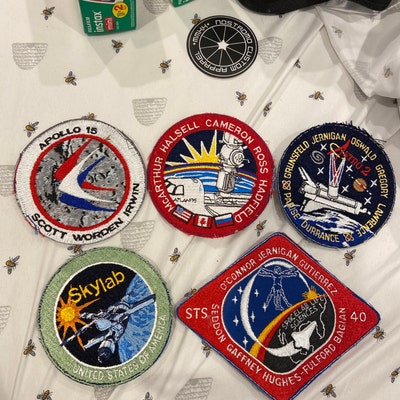 PATCHBOMB PACK NASA Embroidered Space Mission Patches Borderless ...
