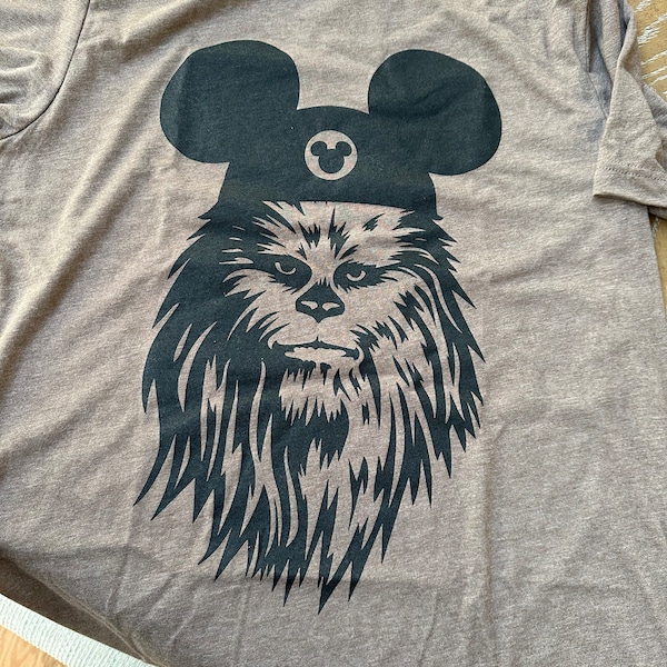 Chewbacca Shirt, Star Wars Shirt, Custom Disney Shirts, Chewie Shirt ...