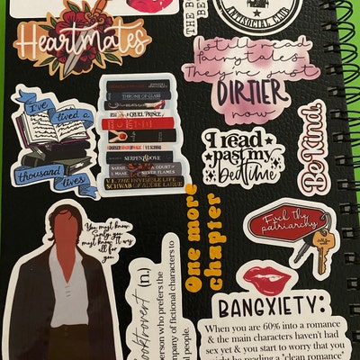 Book Stack Sticker - Etsy