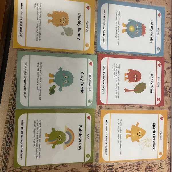 The Feelings First Aid Kit, Kids Feelings Cards, Emotional Regulation ...