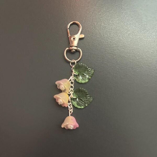 Lily of the Valley Phone Charm | Bag Charm, Keychain | Floral ...