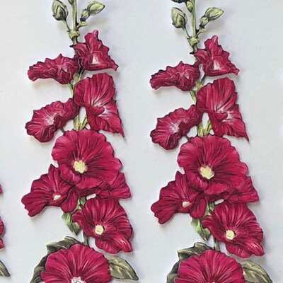6 Pretty Rectangle Die Card Cut Outs Plus 1 Bonus Floral Card for ...