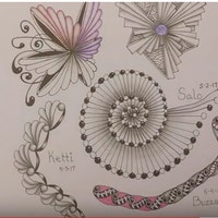 ORIGINAL | Decorative Watercolor Zentangle Art by Hu Art – Original ...