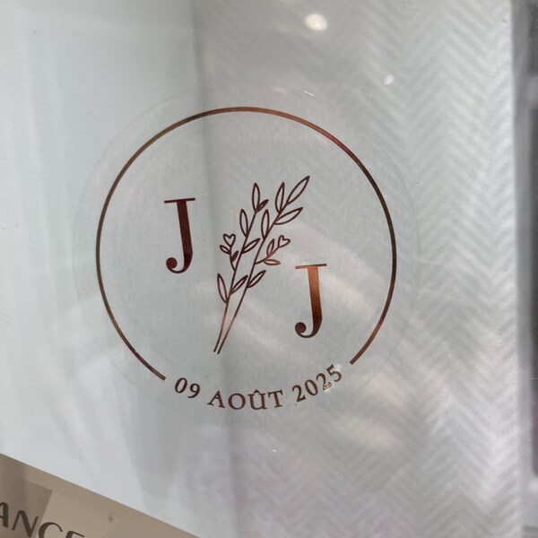 50th Birthday Favor Stickers, Custom Gold Foiled Birthday Stickers for ...