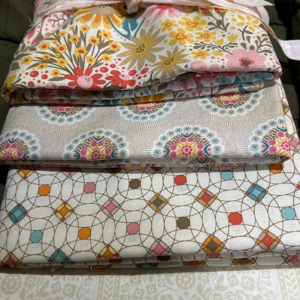 Spice up Your Stash | 8 Low Volume Fat Quarters | Custom Fat Quarter ...