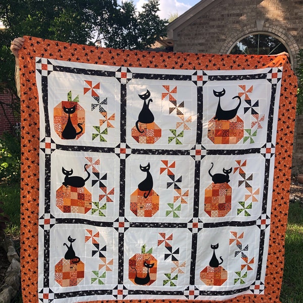 Mod Halloween PDF Quilt Pattern - Etsy