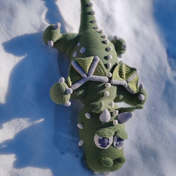 Crochet Pattern Zora the Dragon XXL - Etsy