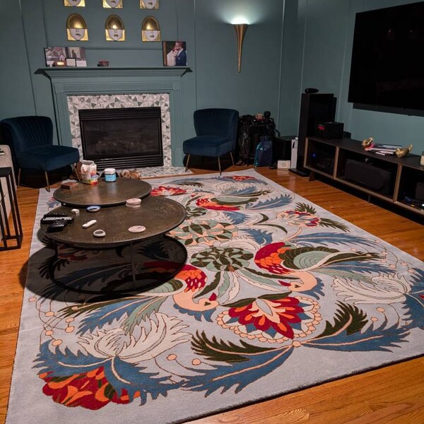 Star Rug Blue Kids Rug Blue Starry Skies Blue Rug Nursery Rug Star Blue ...