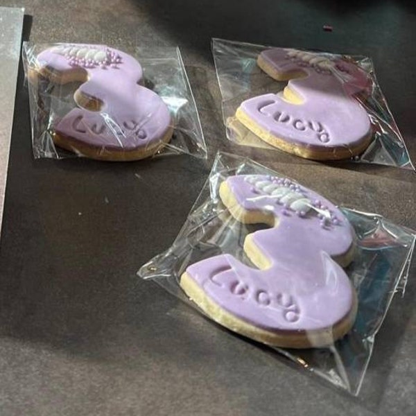 Number Iced Biscuits (any Theme) - Etsy UK