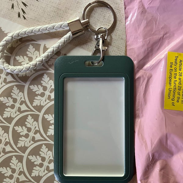 Photocard Holder | ID Badge Holder | Bus Pass Cover | Sliding Card ...