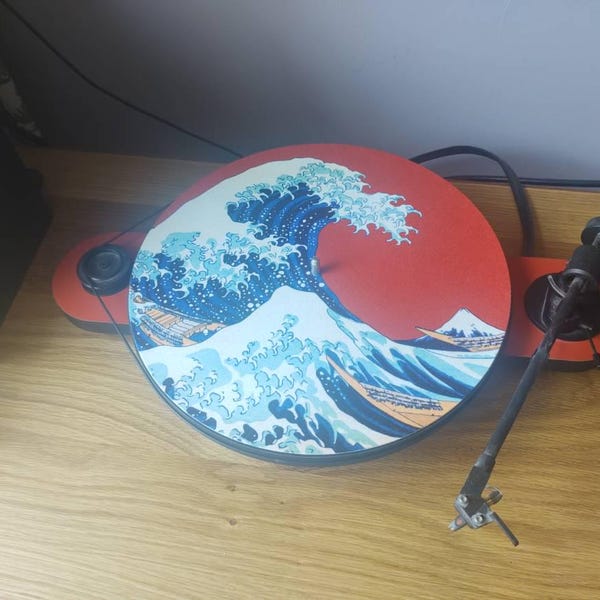 Rotating Vertigo Rings Felt 12" Turntable Mat - Etsy