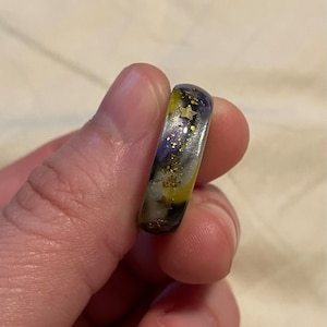 Aroace Ring Aroace Pride Ring Aroace Jewelry Aroace Sunset Pride Resin ...