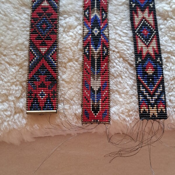Arrow Loom Bead Patterns for Bracelets - Set of 3 Pattern, Native ...
