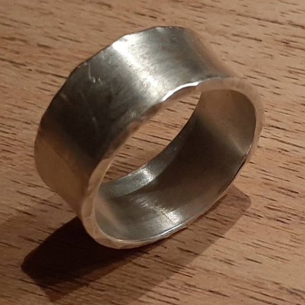 Wide Sterling Silver Ring With Three Rotating Ring Bands - Etsy