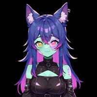PngTuber, Weiße Katze Neko Girl 2d Vtuber / Vorgefertigtes & Presetup ...