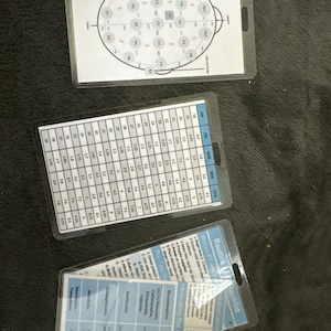 EEG Questionnaire Cheat Sheet Printable - Etsy Canada