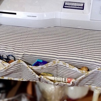 Quilted Sewing Machine Mat & Notions Caddy Digital PDF Sewing Pattern ...