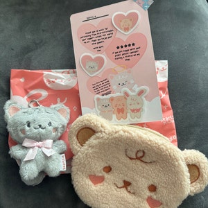 Choco Bear Plush Coin Purse Kawaii Bear Bag, Plush Purse, Plush Coin ...