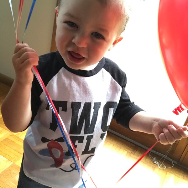 Two Fly Shirt | 2nd Birthday Shirt | Airplane Birthday Shirt | Second ...