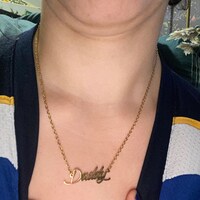 Name Necklace, Custom Ricky Name Necklace, Personalized Necklaces for ...