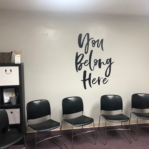 Vinyl Wall Art Decal | "you Belong Here" | Classroom ~ Children ~ Kids ...