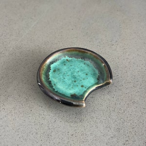 Ceramic Bee With Honeycomb Spoon Rest Handmade Kitchen Yellow Spoon ...