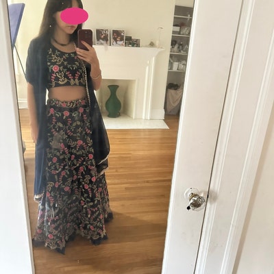 Maroon Red Silk Bridal Lehenga Choli With Embroidery Sequence Work and ...