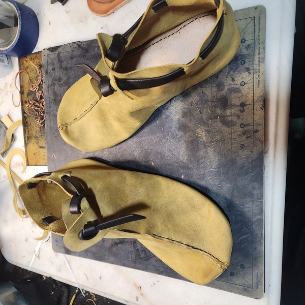 Viking Leather Ankle Turn Shoe Digital Pattern + Video Size EU36 to ...