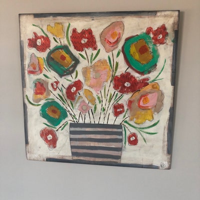 Ms. Velma Original Folk Art Wall Hanging - Etsy