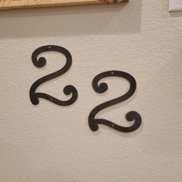 8 Inch House Numbers. Large House Numbers. 8 Inch Metal House Numbers ...
