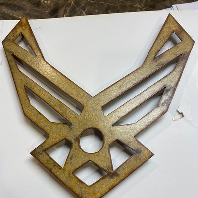 Air Force Symbol Metal Wall Art Choose 12,17 or 23 Wide, Choose Your ...